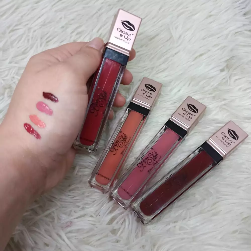 Labial Liquido Matte Rosa Pálido Bonshik - La Plaza Morada