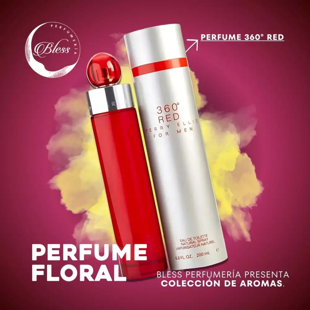 PERFUME 360 RED DE PERRI ELLIS PARA CABALLERO - La Plaza Morada
