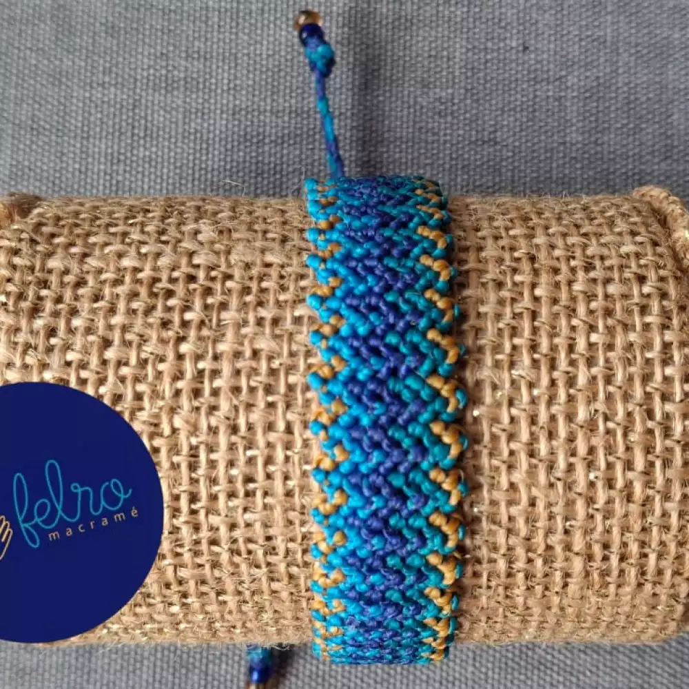 Pulsera Camino del Inca-Azul Celeste - La Plaza Morada