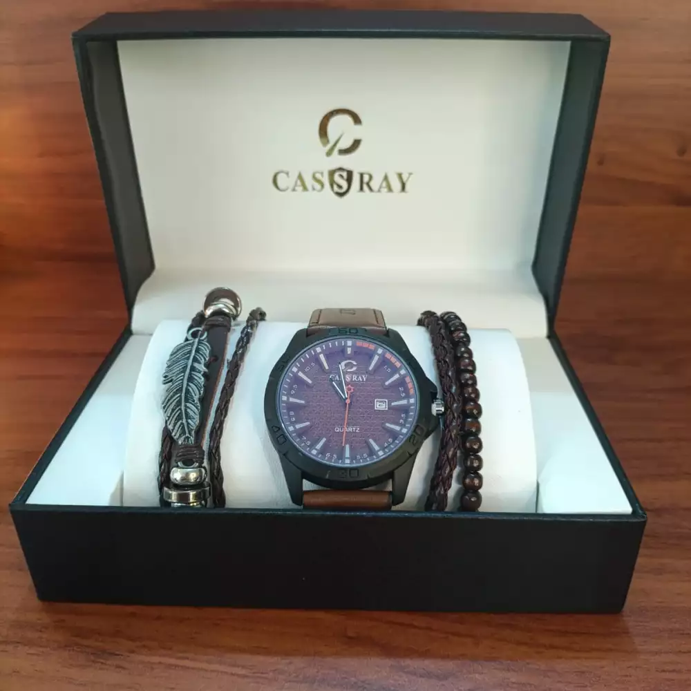 RELOJ PARA HOMBRE CASSRAY CAFÉ 6927-1 - La Plaza Morada