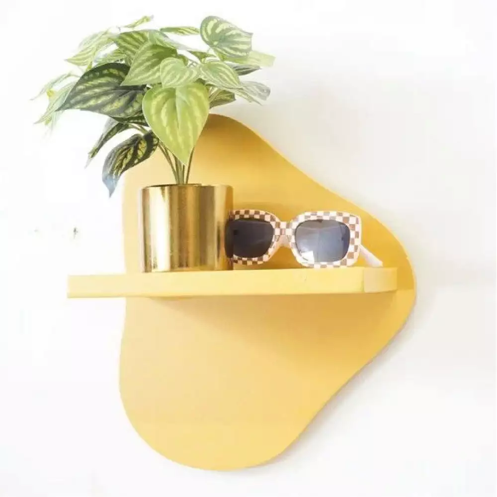 Repisa Decorativa Amarilla - La Plaza Morada