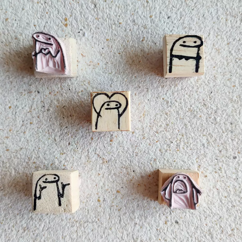 Sellos mini Flork - La Plaza Morada