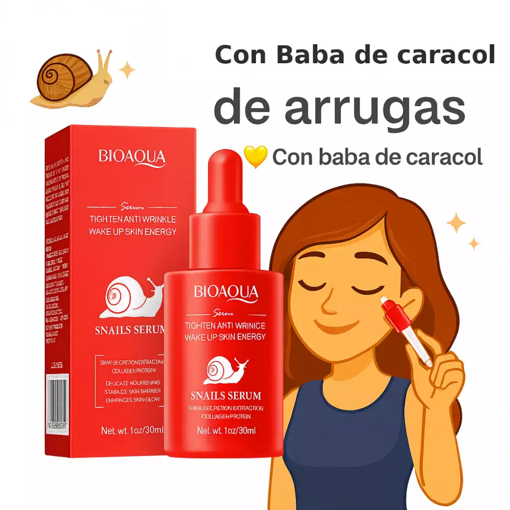 Sérum Baba De Caracol De Bioaqua - La Plaza Morada