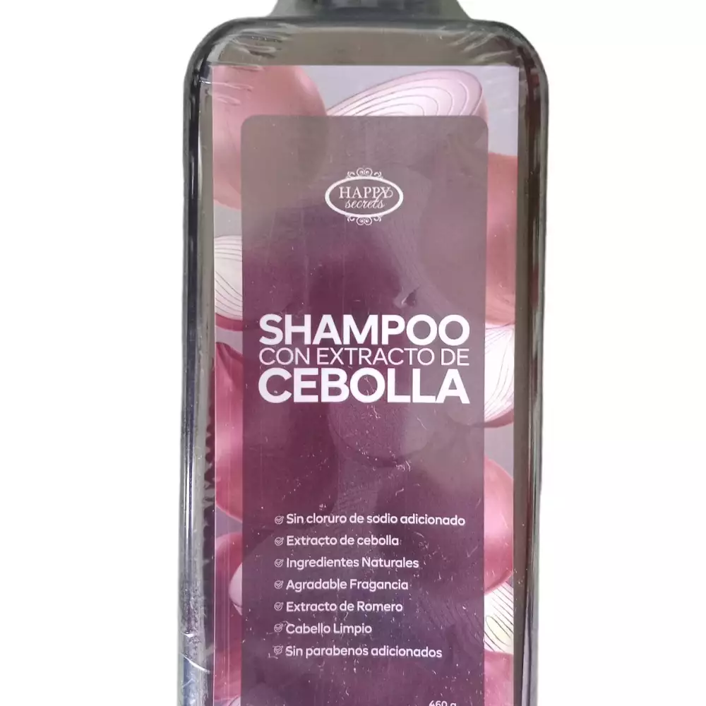 Shampoo con Extractos de Cebolla y Romero Anti Caída y Crecimiento 460 ...