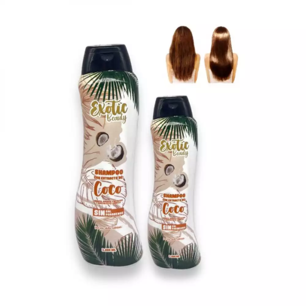 SHAMPOO EXOTIC DE COCO DE 1000 ML - La Plaza Morada