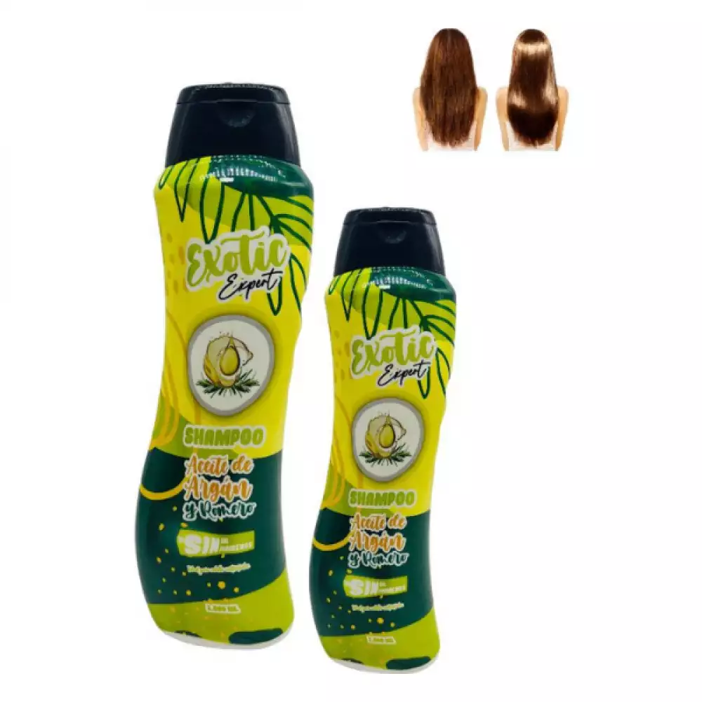 SHAMPOO EXOTIC EXPERT ACEITE ARGAN Y ROMERO 1000ML REF SHAMPOO ARGAN Y ...