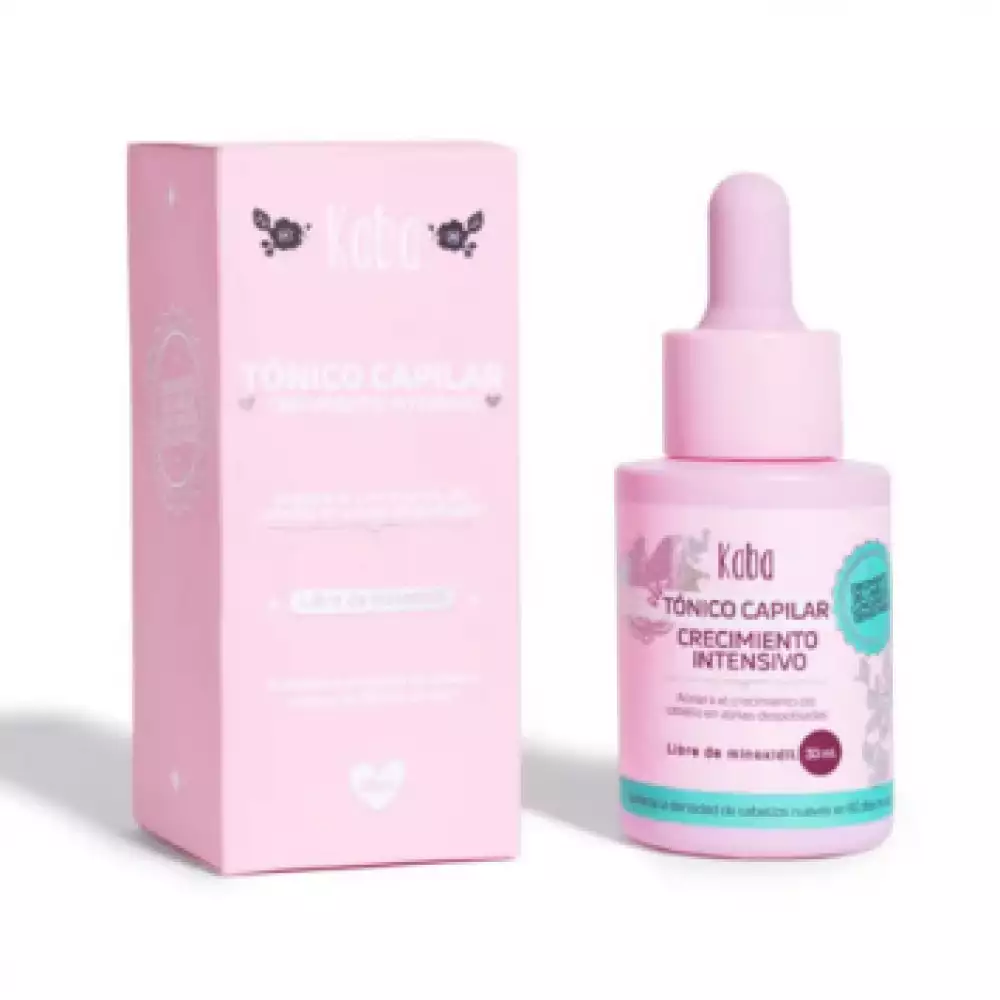 TONICO CAPILAR CRECIMIENTO INTENSIVO KABA 30ML - La Plaza Morada