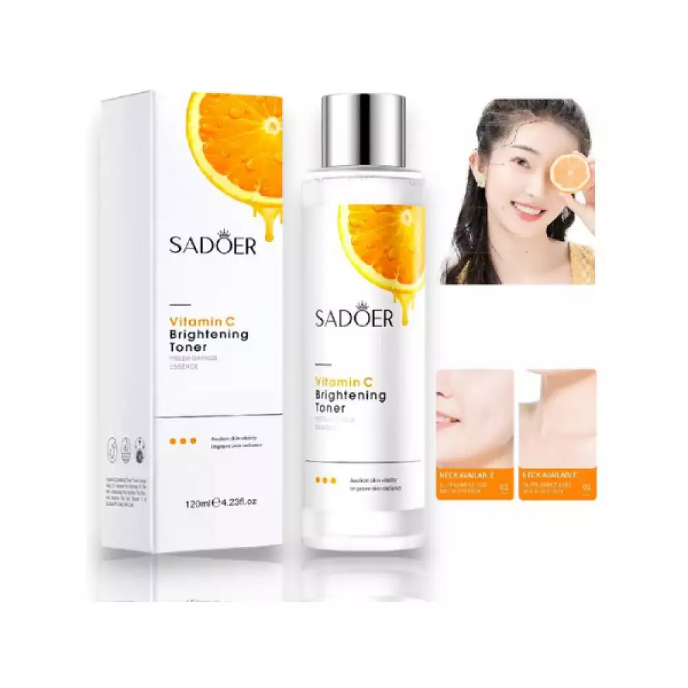 TONICO FACIAL HIDRATANTE DE VITAMINA C SADOER - La Plaza Morada