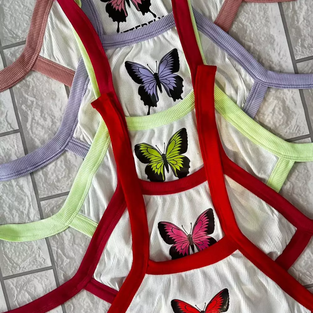 TOP RIB MARIPOSA - La Plaza Morada