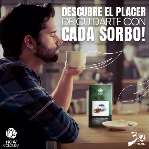 Café con Ganoderma – Ganoderma Soluble Coffee de HGW - La Plaza Morada
