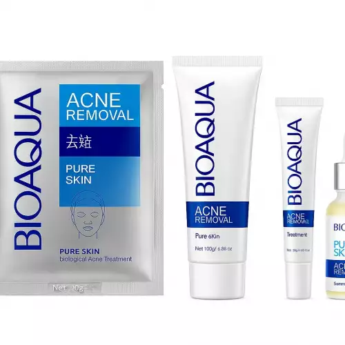Kit Acné Pure Skin X4 Productos de Bioaqua - La Plaza Morada