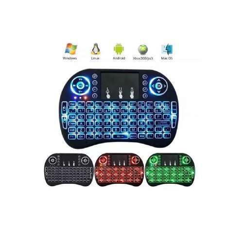Mini Teclado Mouse Tactil Inalambrico Para Smar Tv - La Plaza Morada