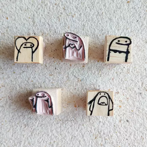 Sellos mini Flork - La Plaza Morada