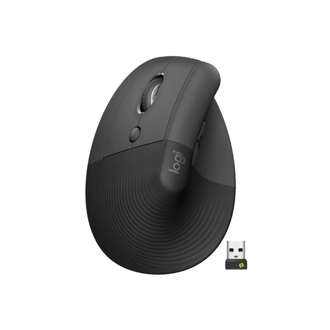 Mouse LOGITECH Vertical Para Usuarios Zurdos COLOR Gris - Linalca