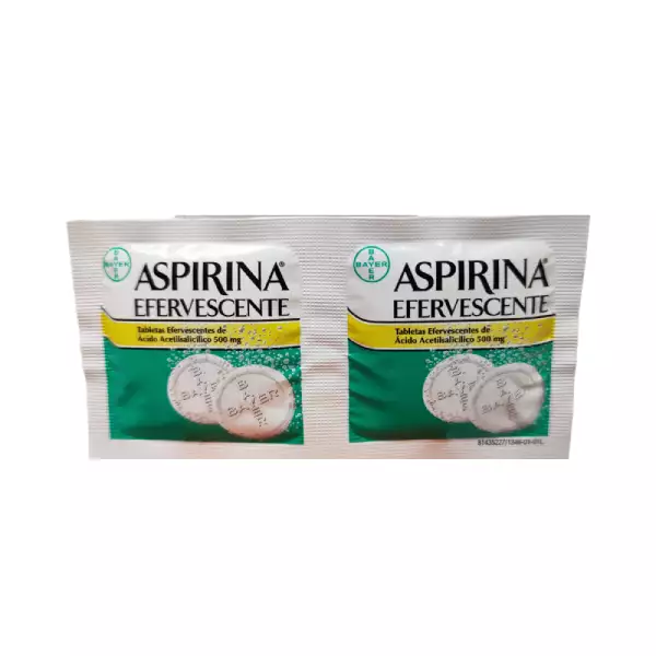 ASPIRINA EFERVESCENTE X1 SOBRE X2 TABLETAS - Mercado Zapatoca