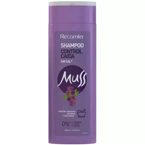 SHAMPOO MUSS CONTROL CAIDA X400ml - Mercado Zapatoca