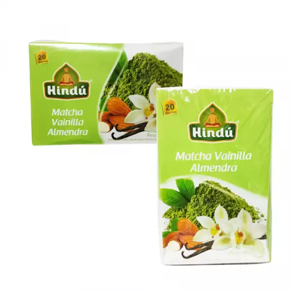 TE HINDU VERDE MATCHA VAINILLA X20 X1.3g - Mercado Zapatoca