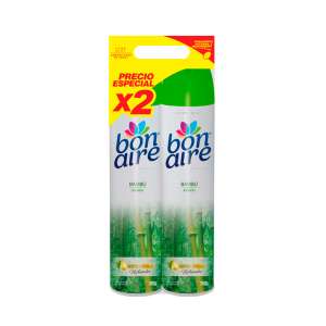 AMBIENTADOR BONAIRE SPRAY BAMBÚ X2U X400ml - Mercado Zapatoca