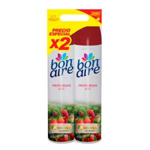 AMBIENTADOR BONAIRE SPRAY FRUTOS ROJOS X2X400ml - Mercado Zapatoca