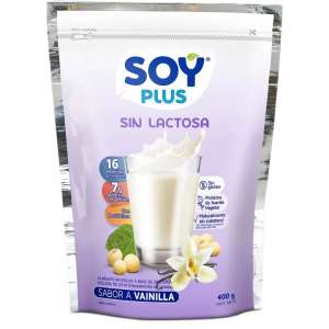 BEBIDA SOYA POLVO SOY PLUS SIN LACTOSA VAINILLA X400g - Mercado Zapatoca