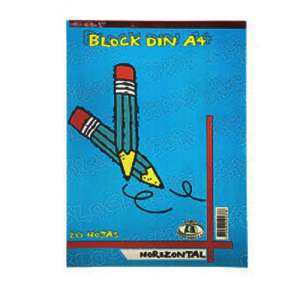 BLOCK DIN A4 HORIZONTAL - Mercado Zapatoca