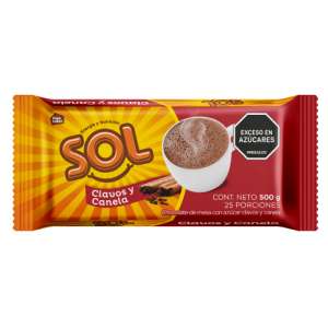 CHOCOLATE SOL CLAVOS CANELA X500g - Mercado Zapatoca