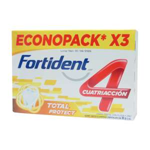 CREMA DENTAL FORTIDENT TOTAL PROTECT X85g PAGUE 2 LLEVE 3 - Mercado ...