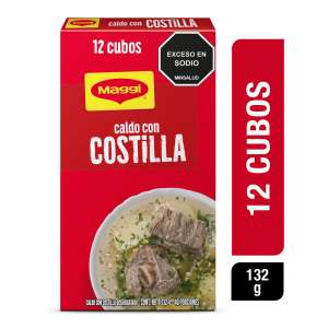 CUBOS MAGGI COSTILLA X12U X132g - Mercado Zapatoca