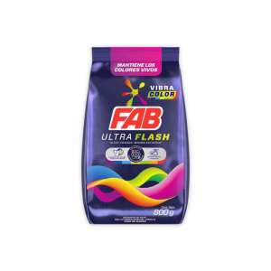 DETERGENTE POLVO FAB ULTRA FLASH COLOR X800g - Mercado Zapatoca