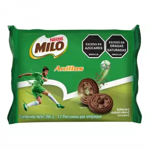 GALLETAS MILO ANILLOS X12U X390g - Mercado Zapatoca
