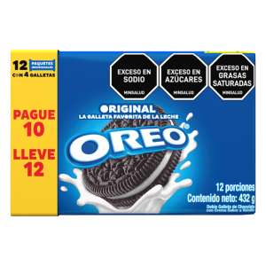 GALLETAS OREO ORIGINAL PG10 LL12 X432g - Mercado Zapatoca