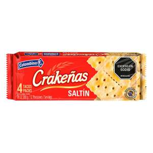 GALLETAS TACO CRAKEÑAS SALTÍN X4U X300g - Mercado Zapatoca