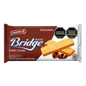 GALLETAS WAFER BRIDGE CHOCOLATE X151g - Mercado Zapatoca