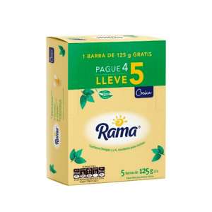 MARGARINA CULINARIA RAMA X125g PAGUE 4 LLEVE 5 - Mercado Zapatoca