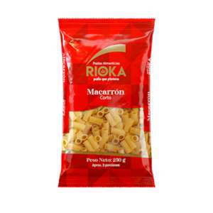 PASTA RIOKA MACARRON X250g - Mercado Zapatoca