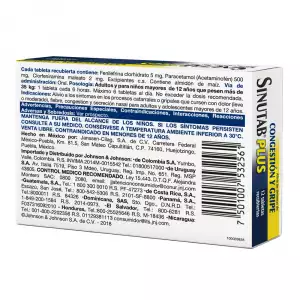 SINUTAB PLUS X12 TABLETAS - Mercado Zapatoca