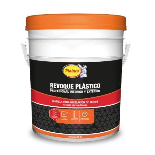Revoque Plastico Profesional Blanco Cuñete 10249633 - Ferretería ...