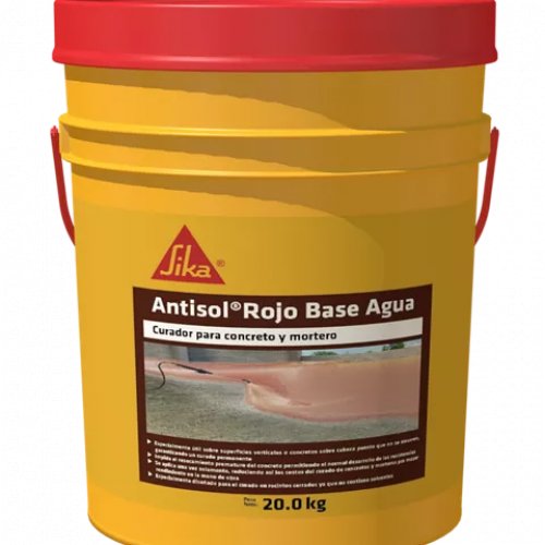 Sika Antisol Rojo Base Agua X 20 Kg - Ferretería Metrópolis Center