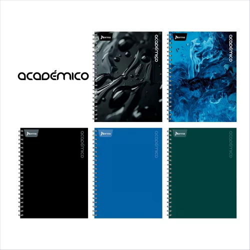 Cuaderno Argollado Durabook Academico Grande Masculino 80 Linea ...