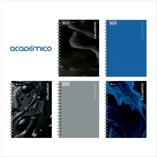 Cuaderno Argollado Durabook Academico Pequeño Masculino 80 Cuadriculado ...