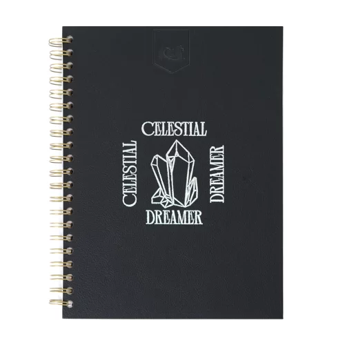 Cuaderno Argollado Durabook Cuero Grande Kiut 80 Cuadriculado Celestial ...