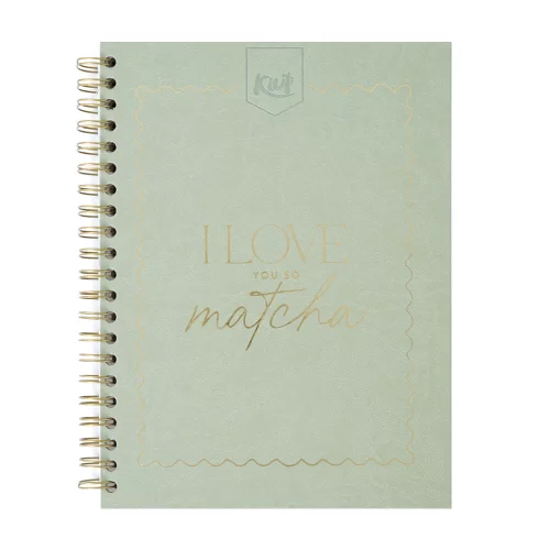 Cuaderno Argollado Durabook Cuero Grande Kiut 80 Cuadriculado Matcha ...