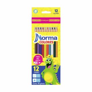 Caja de Colores Norma x 12 - Tienda Norma