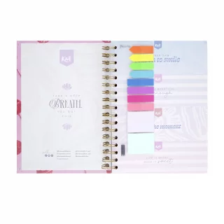 Cuaderno Argollado Durabook Kiut Pequeño 160 Hojas 5 Materias ...
