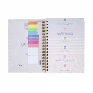 Cuaderno Argollado Durabook Kiut Pequeño 175 Hojas 7 Materias Mixto ...