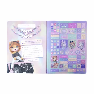 Cuaderno Cosido Peluches Mediano 100 Hojas 1 Materia Doble Linea ...