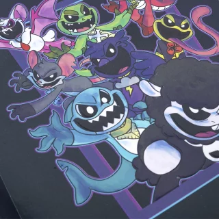 Cuaderno Cosido Poppy Playtime Grande 50 Hojas 1 Materia Cuadriculado ...