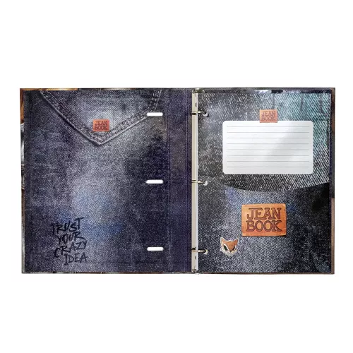 Carpeta Dura Book 3A Prof Jean Book Revolution Dark Denim - Metallic ...