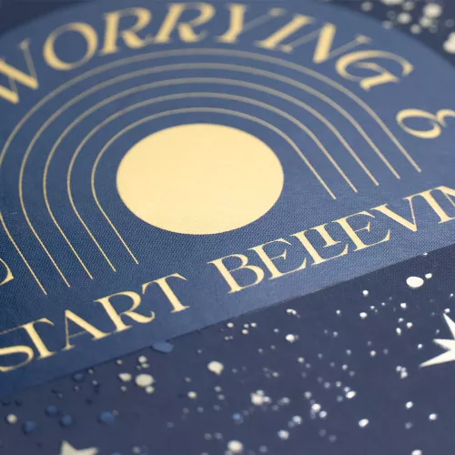 Cuad DO Prof Kiut Ry 100H Stop Worrying Start Believing - Tienda Norma