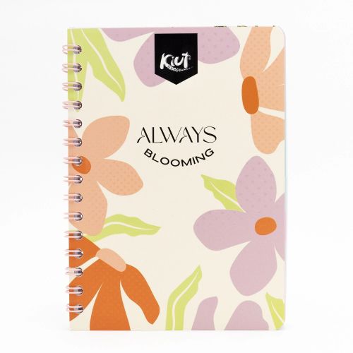 Cuaderno Argollado Frances Raya Kiut Always Blooming 100 Hojas - Tienda ...